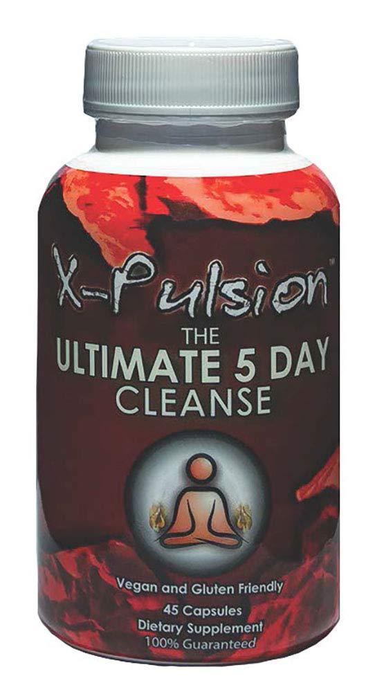 X Pulsion 5 Day Permanent Cleanser 45 Capsules Fast Acting Detox