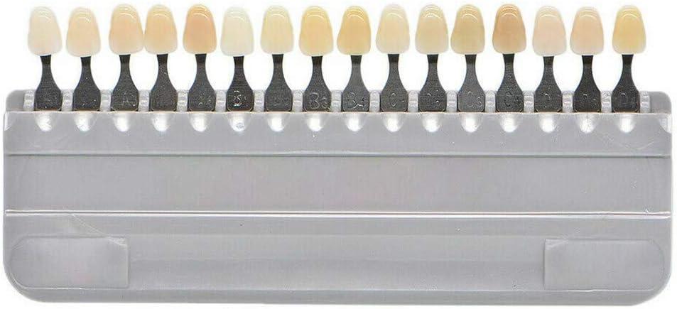 Teeth Whitening Shade Guide - 16 Colors Tooth Color Chart | Buy Now ...