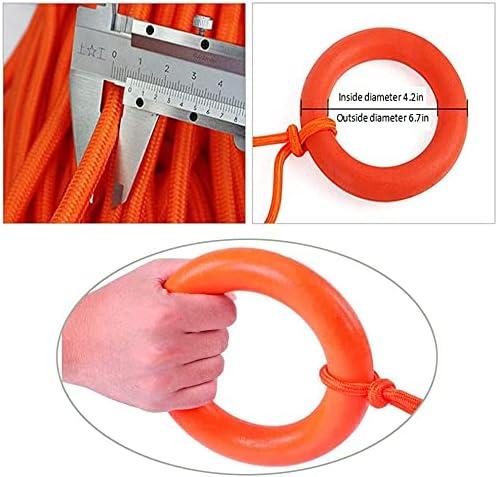 Beiruoyu Water Floating Lifesaving Rope 98.4FT - Outdoor Professional Throwing Rope for Swimming ...