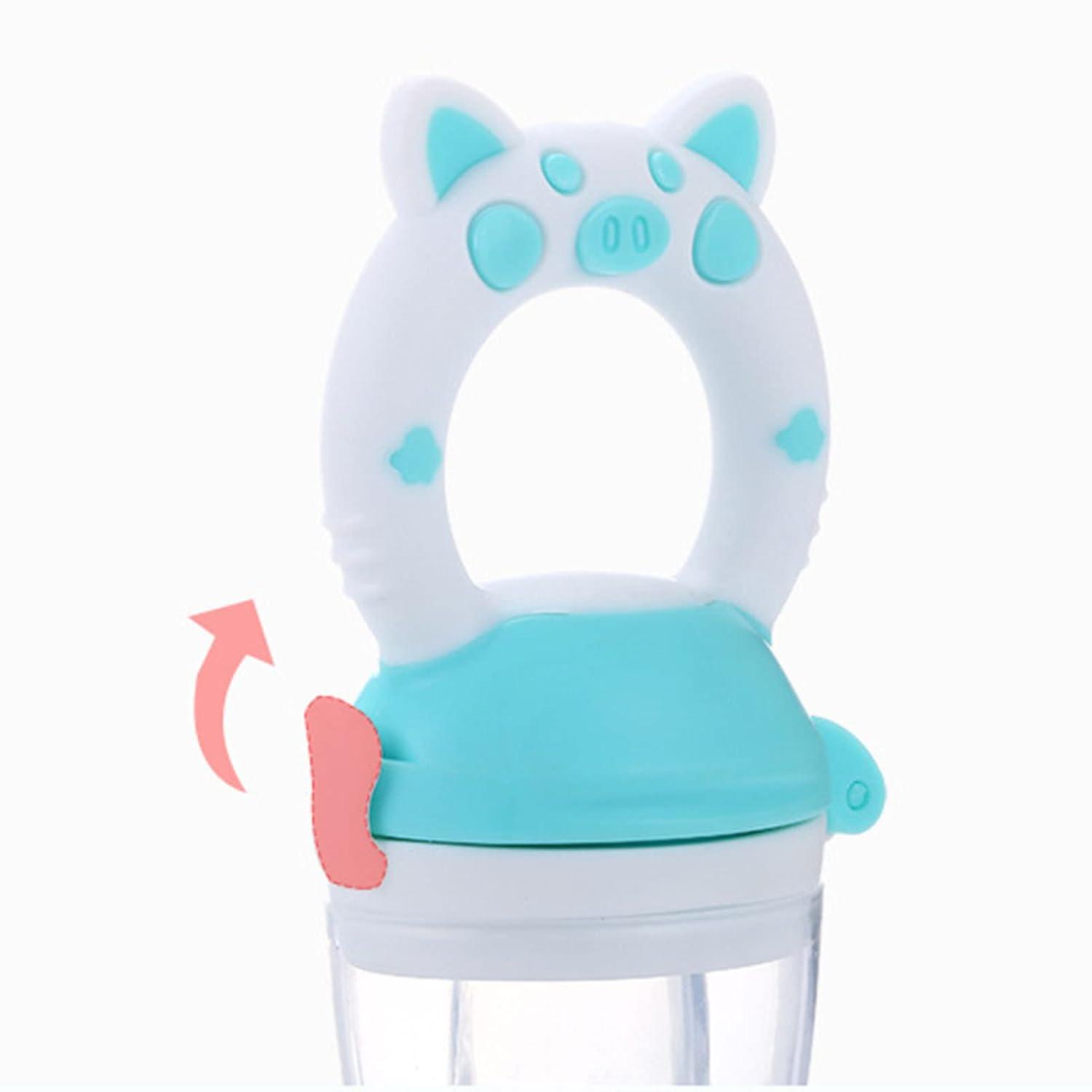 Baby Food Dispenser Pacifier 2 Pack - Silicone Toddler Mesh Food ...