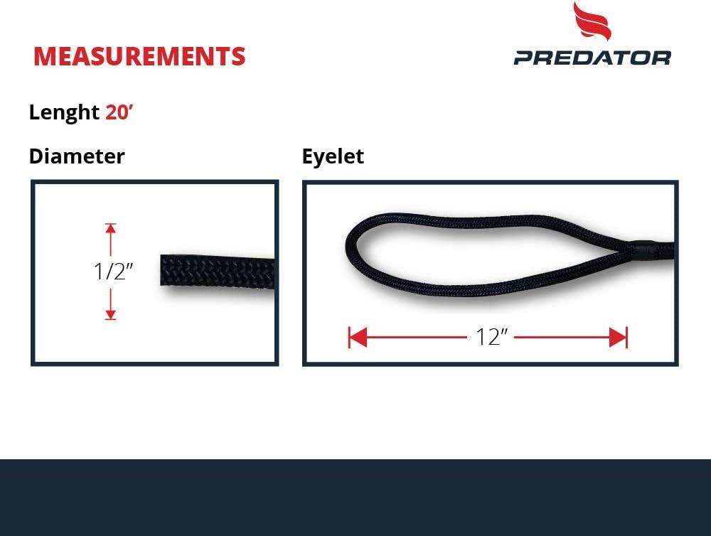 PREDATOR Hi-Performance Dock Lines Bag Set - Navy Blue | Premium Ropes ...