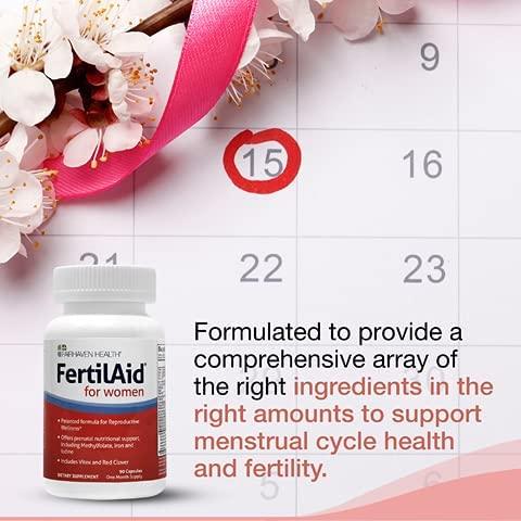Fairhaven Health FertilAid for Women - 90 Veggie Caps | Boost Fertility ...