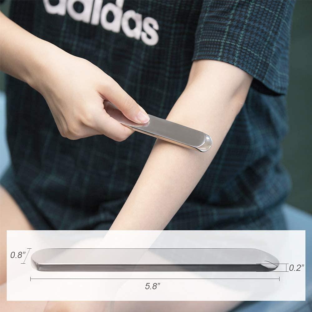 Gua Sha Stainless Steel Scraping Tool Set - IASTM Myofascial Massage ...