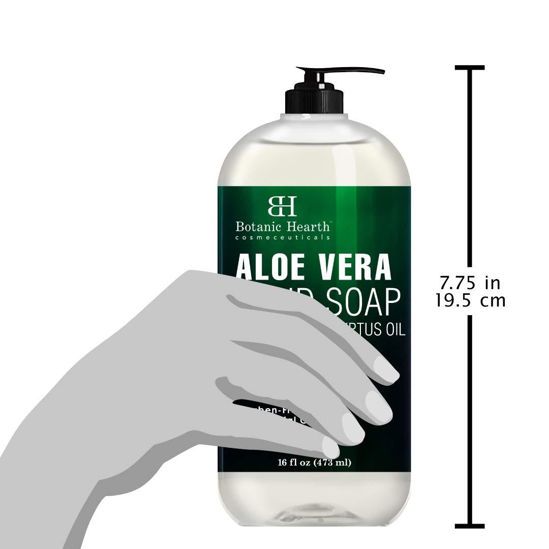 Botanic Hearth Aloe Vera Hand Soap with Eucalyptus Essential Oil ...