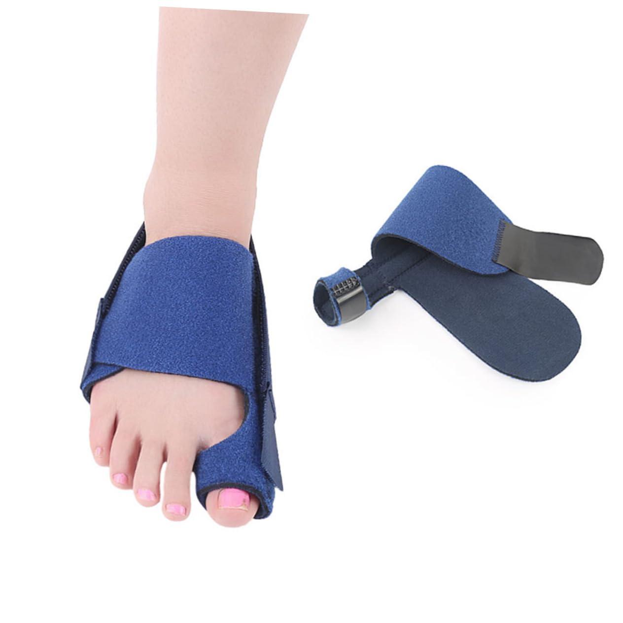 Hemoton Toe Brace Support Splint Compression Brace - Eversion Blue ...