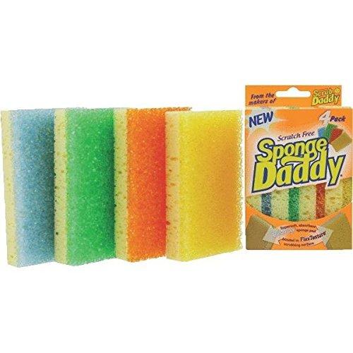 Multipurpose Sponge Daddy 4-Pack: Versatile Cleaning Sponges for Every ...