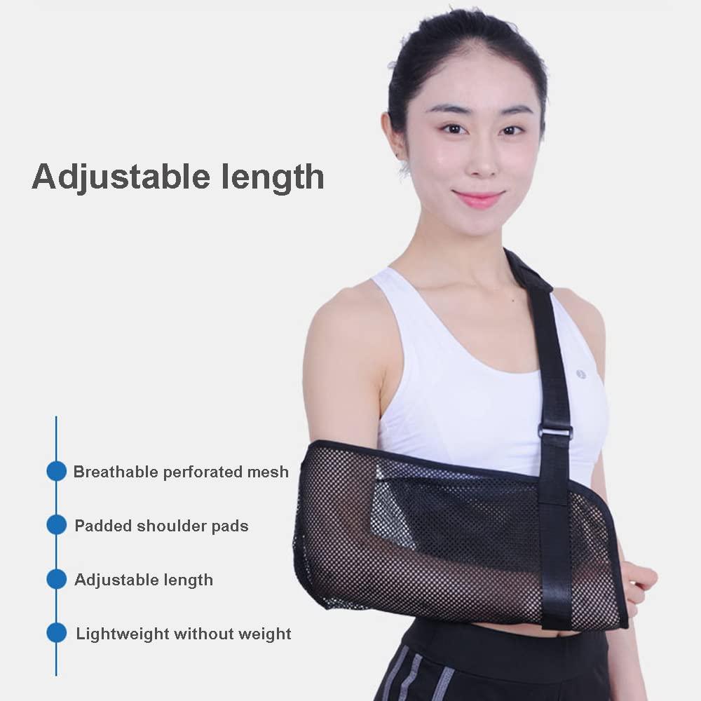 Adjustable Arm Sling for Shoulder Immobilization & Support - Breathable ...