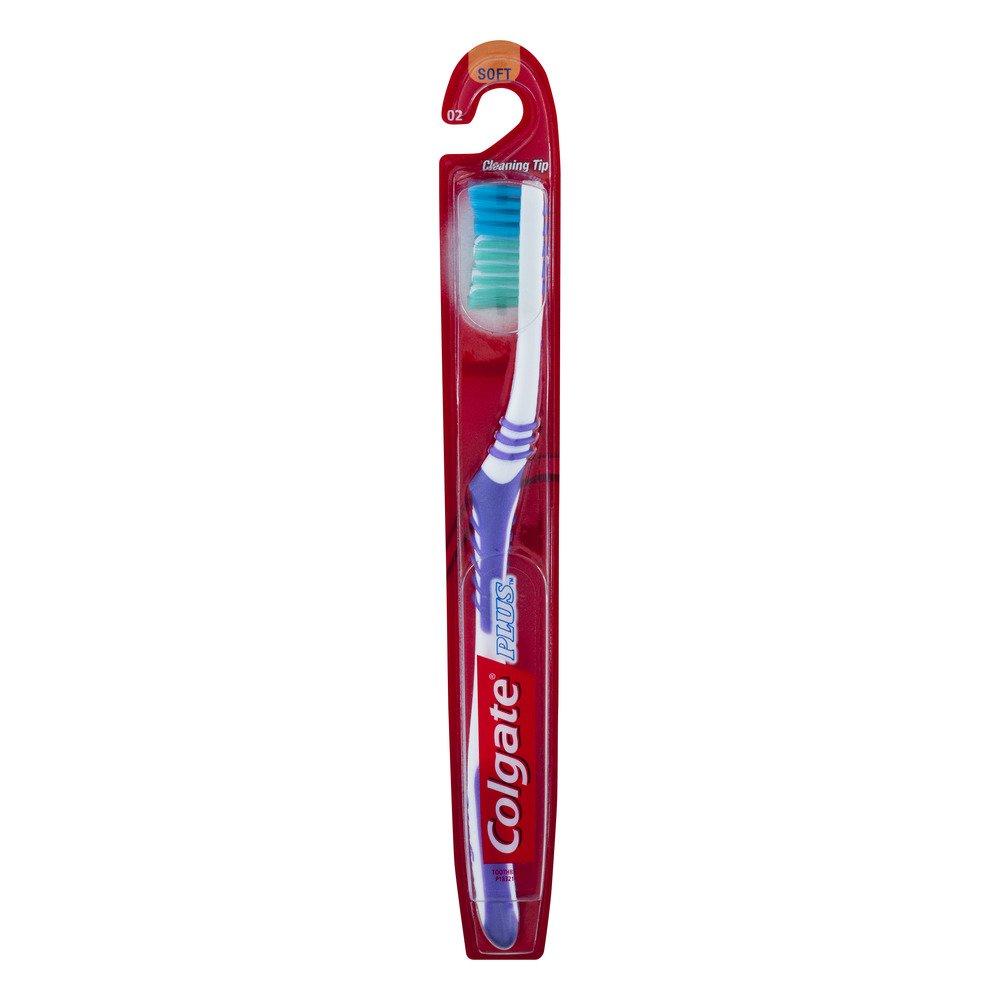 Colgate-Palmolive Plus Toothbrush 2 Pack - Soft Bristles | Convenient ...