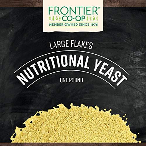 Frontier Co-op 1lb Nutritional Yeast Large-Flake | Unflavored | Vegan ...