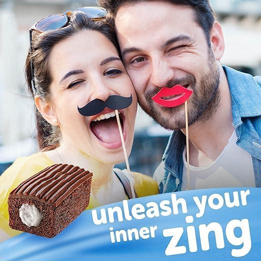 Buy HOSTESS Zingers - Iced Chocolate Cake with Cream Filling - 10 Piece ...
