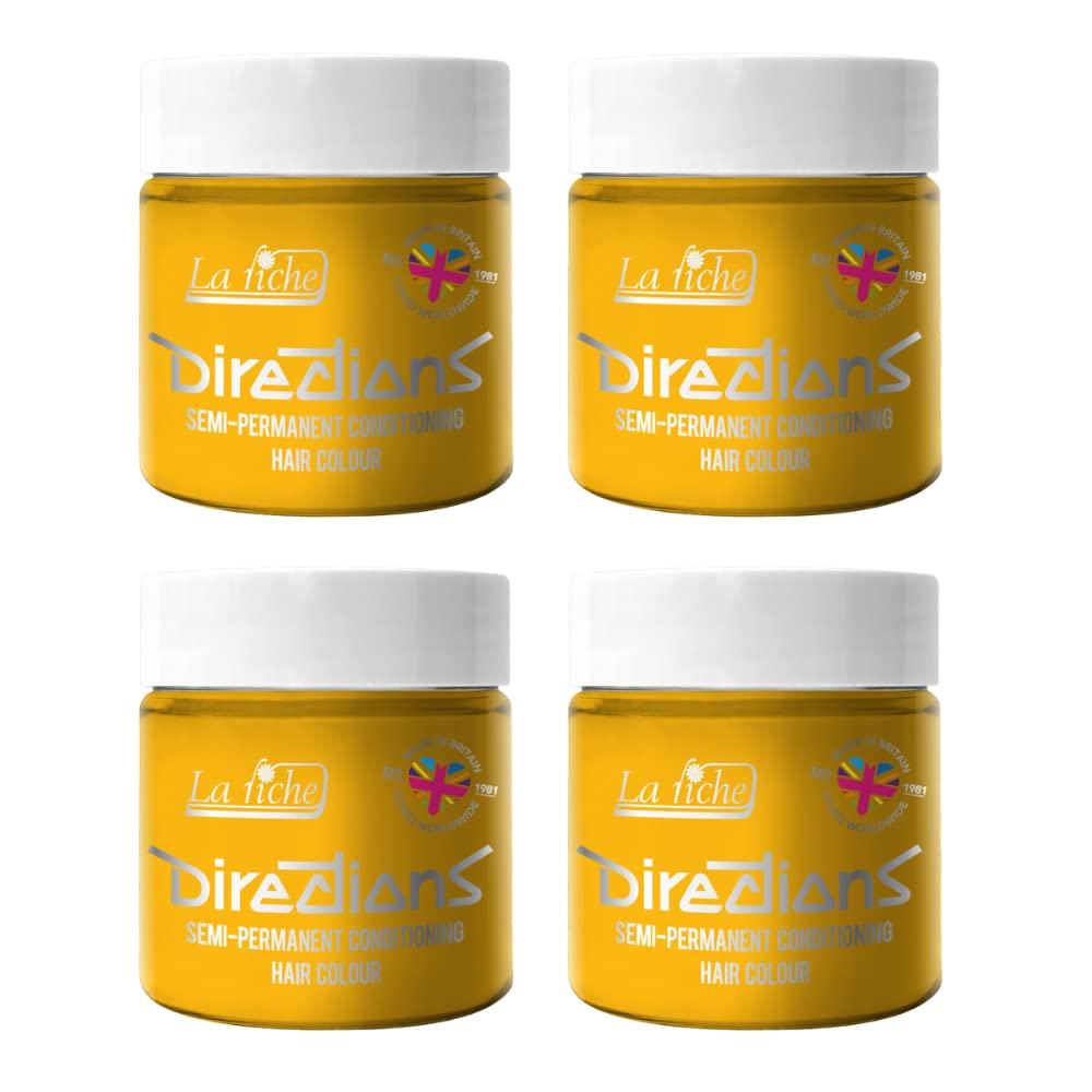 4x La Riche Directions Semi-Permanent Hair Color 100ml Tub - Sunflower ...