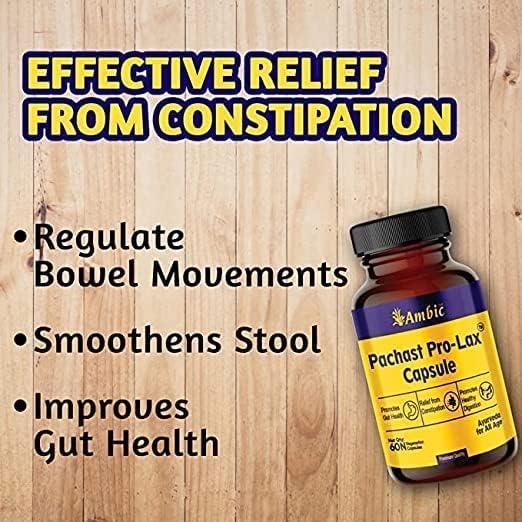 Puritans PACHAST Pro-Lax Constipation Relief Capsules - 60 Veg Capsules ...
