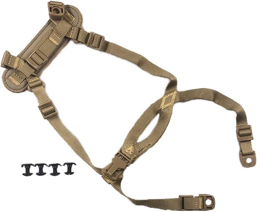 Airsoft Tactical MICH Helmet Retention System - H-Nape with 4 Points ...
