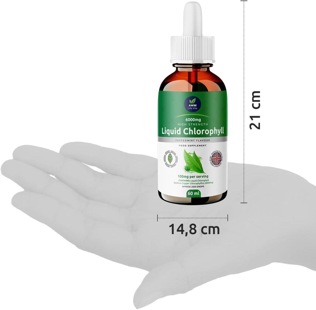 High Strength Chlorophyll Liquid Drops for Water - 60ml | 2 Month ...