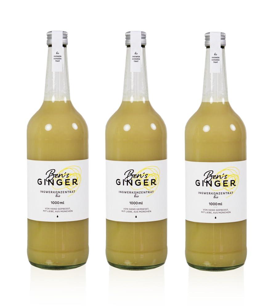 Bio Ginger Center 1000ml - Hand-Pressed Ginger from Munich | Daily ...