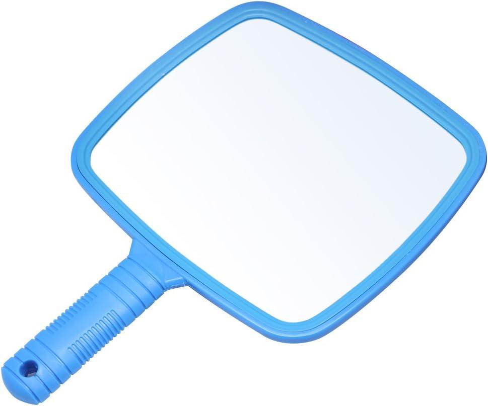 Accessotech Professional Handheld Paddle Mirror with Handle - Blue ...