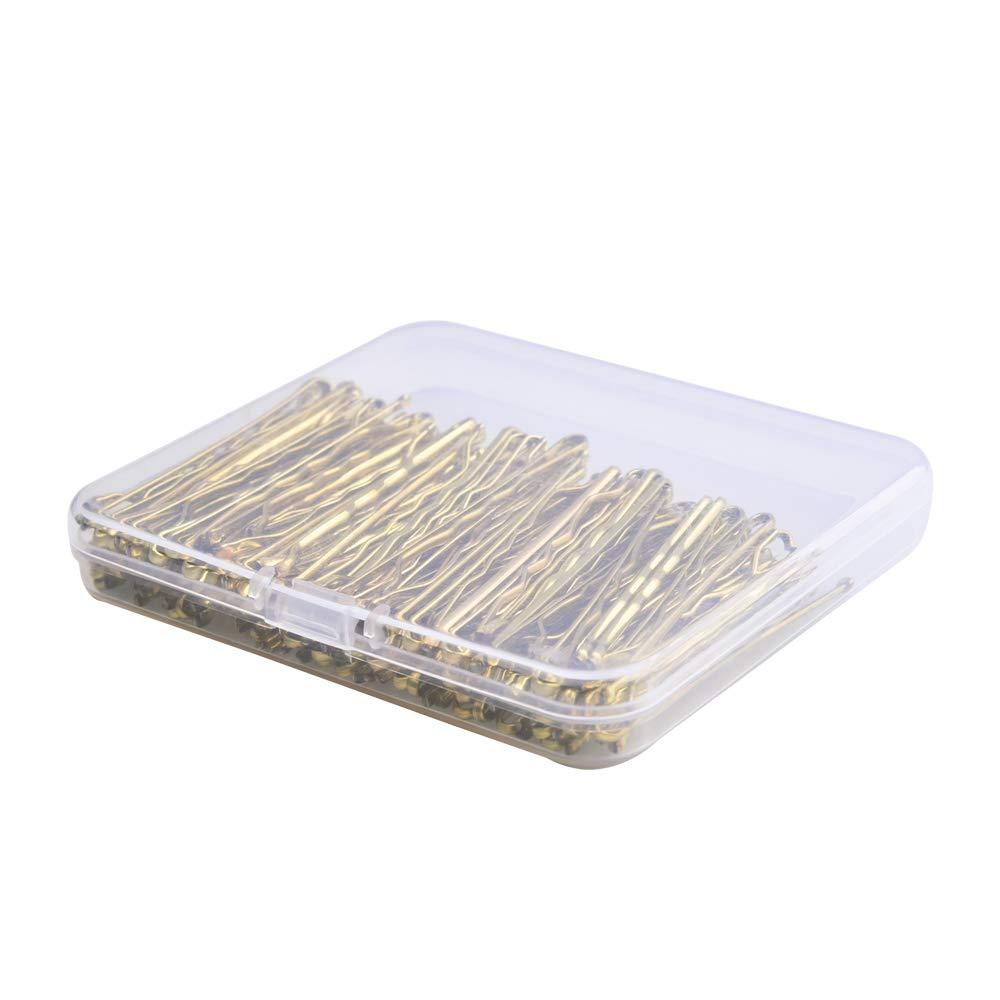 Blonde Bobby Pins - 120 Gold Bobby Pins for Blonde Hair in Bulk with ...