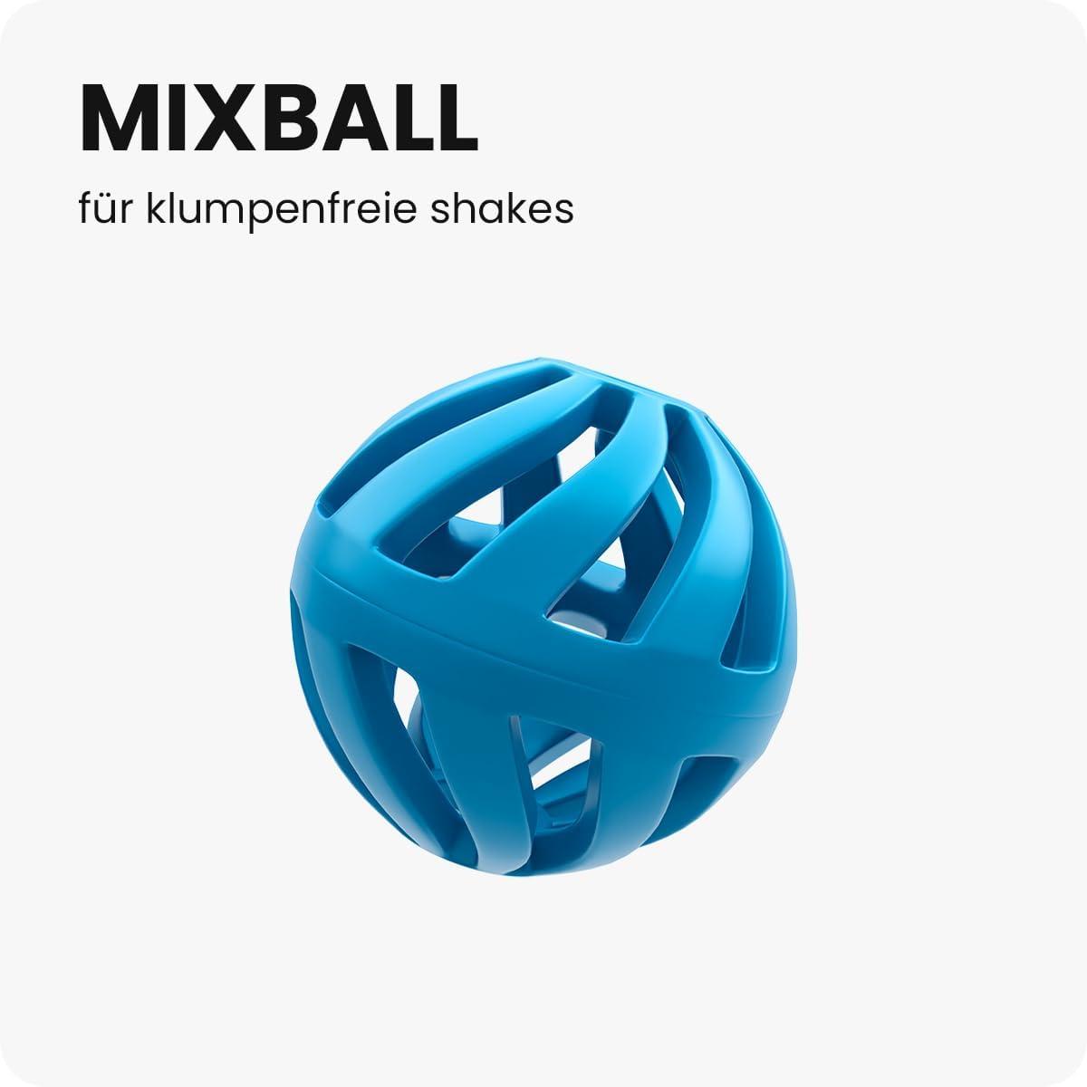 Shakenext 4 Mixballs for Protein Shakers | Blue Blender Balls for ...