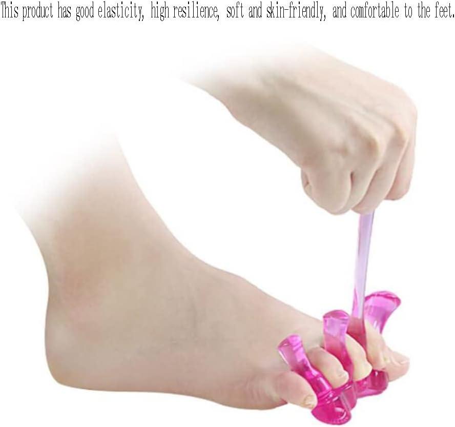 TEAAZA Gel Toe Separators - Silicone Toe Spacers for Overlapping Toes ...