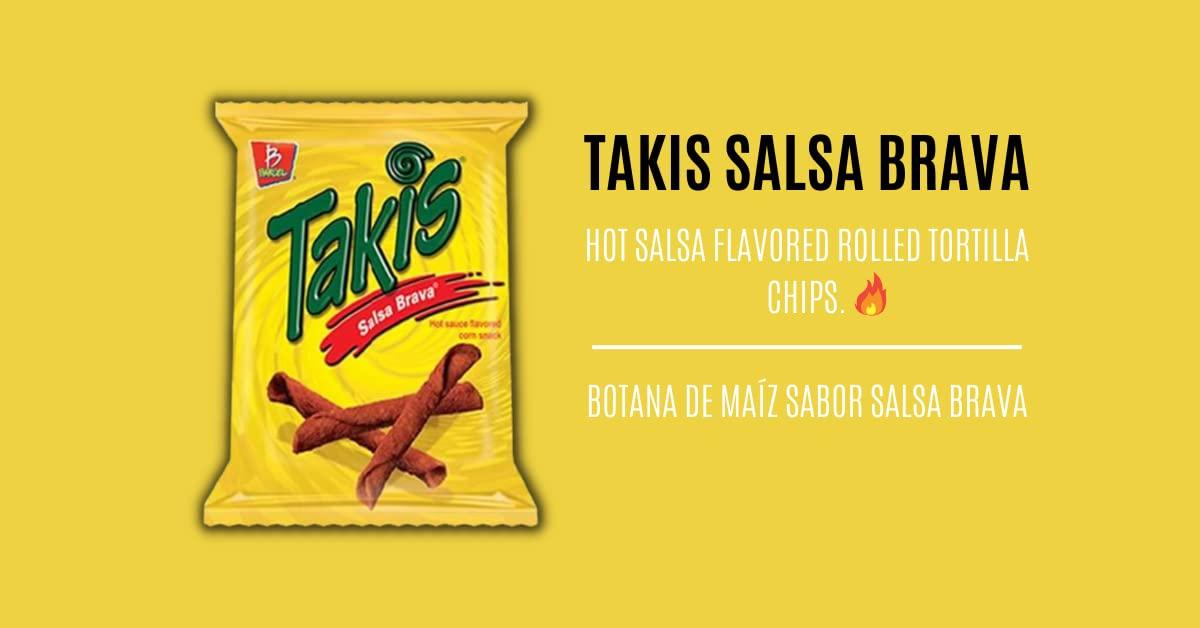 Barcel Takis Chips Variety Pack - Original, Fuego, Salsa Brava ...
