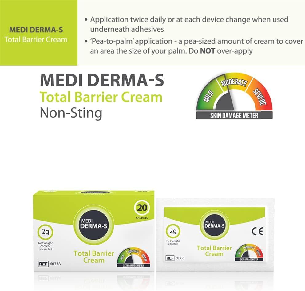 Medi Derma-S Total Barrier Cream 2g - Pack of 20 Sachets | Buy Now with Express International ...