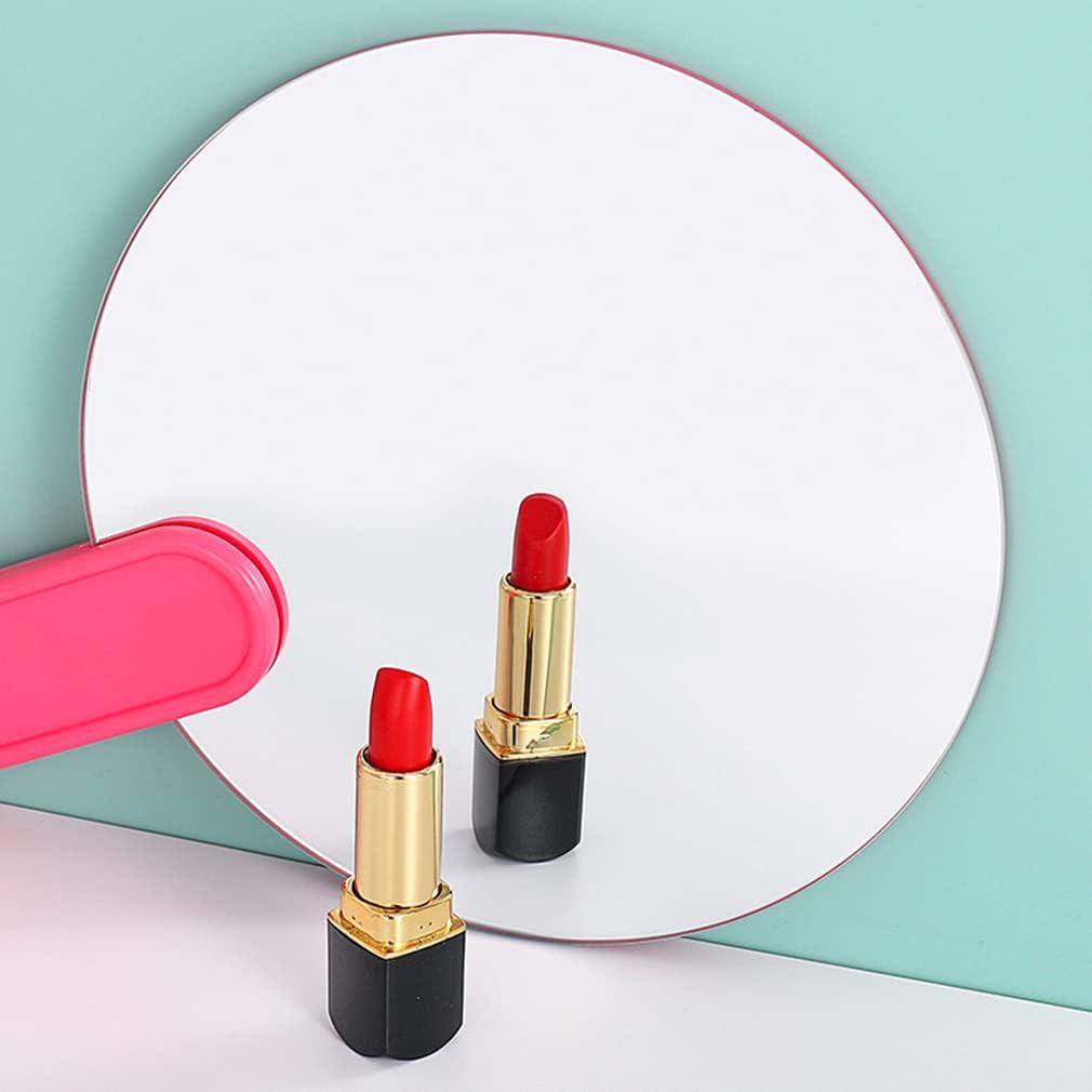Large Cute Handheld Mirror for Shaving & Makeup | Single-Sided Portable ...