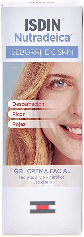 ISDIN Nutradeica Facial Gel Cream 50ml for Seborrheic Skin | Hydrating ...