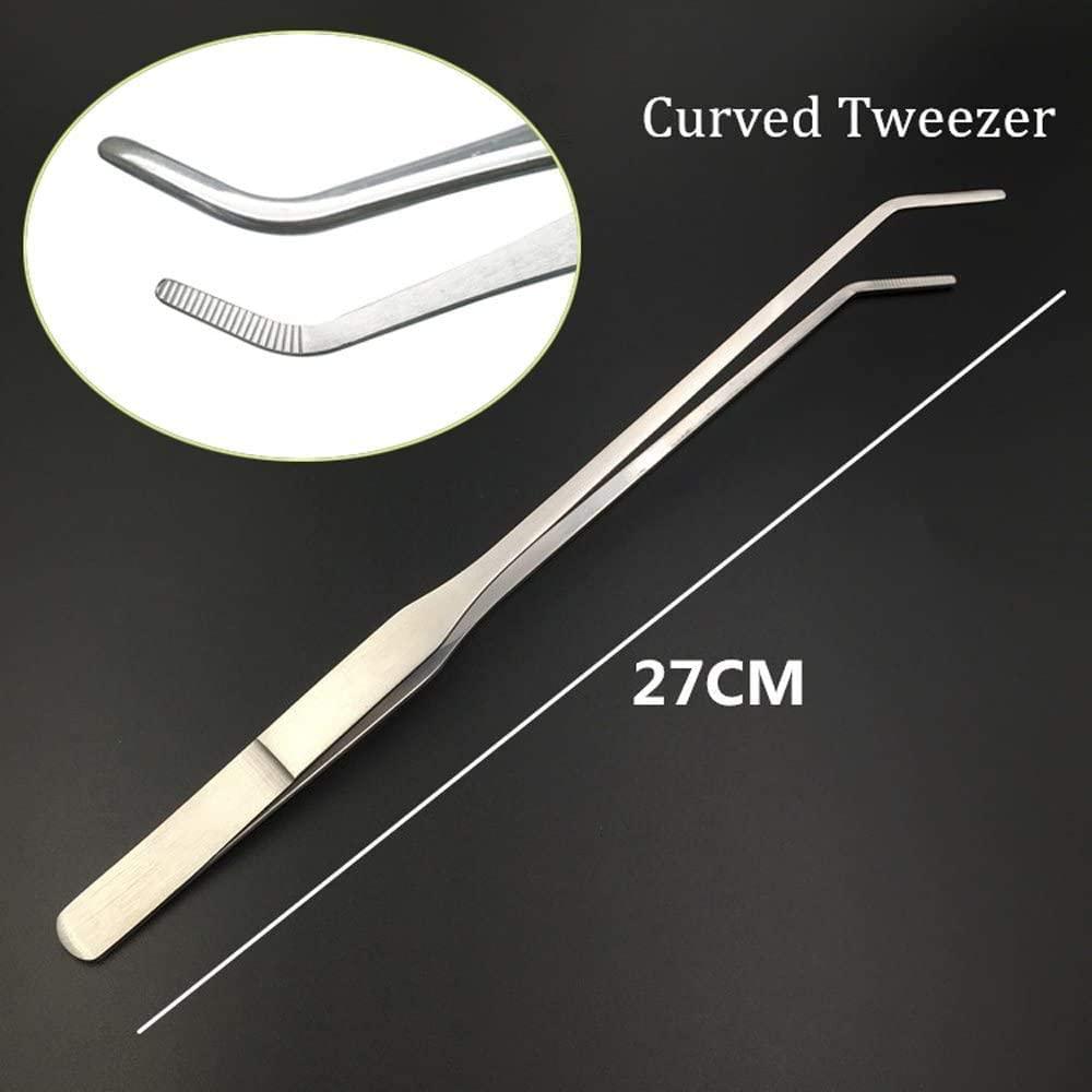 ESKONI 2-Piece Aquarium Tweezers Set - Stainless Steel Straight and ...