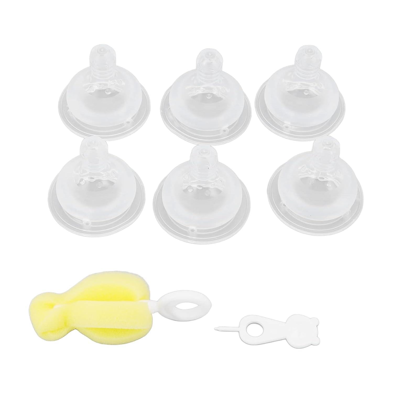 Buy Baby Silicone Pacifier - Wide Mouth Pacifier for Breastfeeding ...