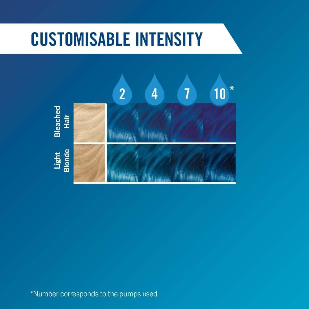 Schwarzkopf LIVE Colour Drops Vegan Semi-Permanent Blue Hair Dye ...