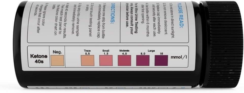 Buy Dr. Colbert Ketone Test Strips - 100 Count - Accurate Ketosis Urine ...