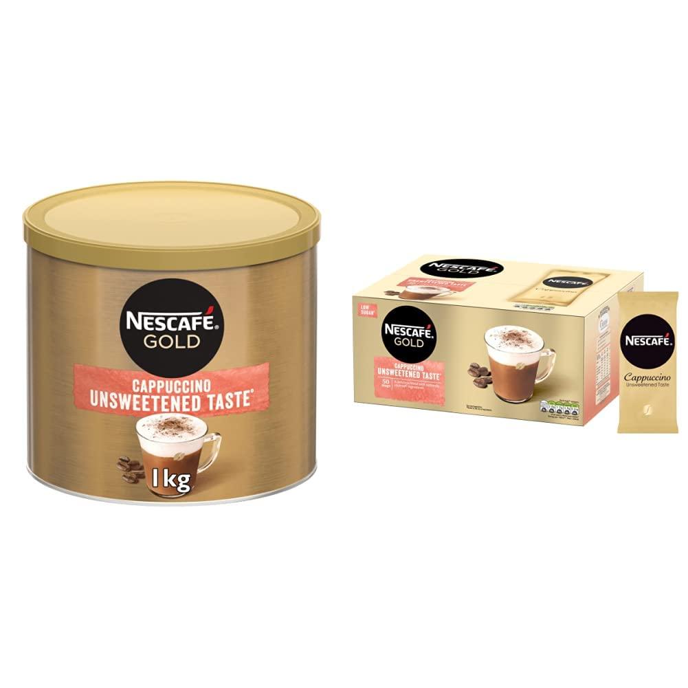 Nescafe Gold Cappuccino Unsweetened Taste Instant Coffee Tin 1 kg ...