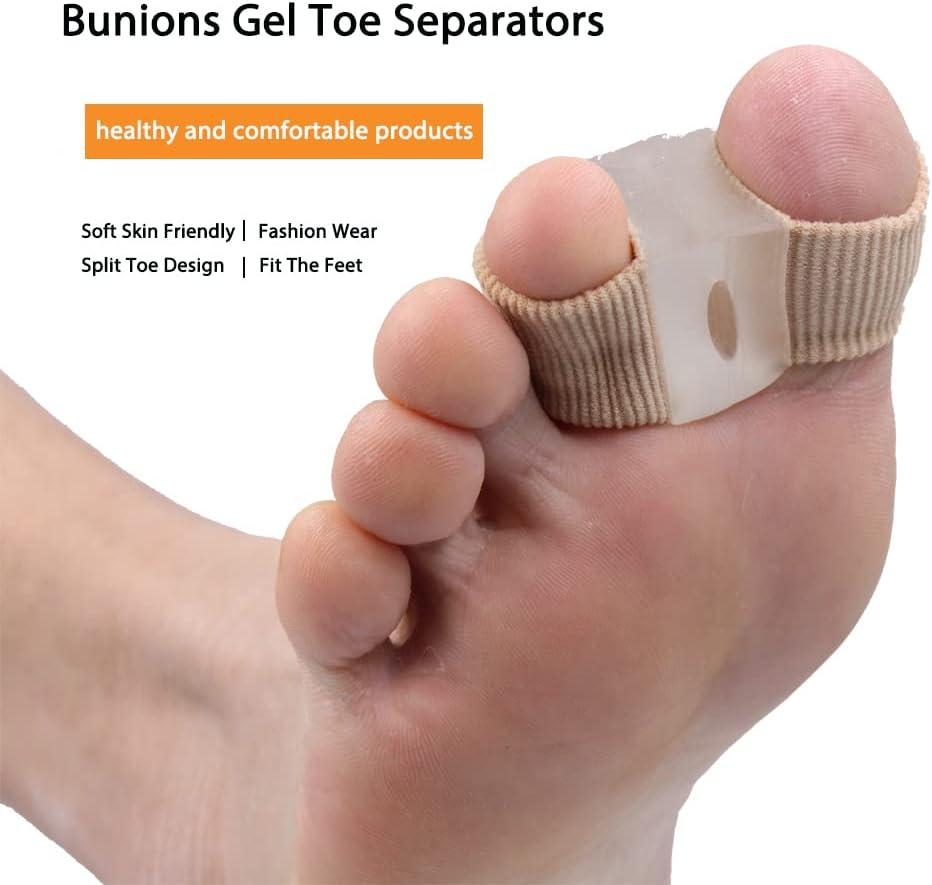 Soft & Skin-Friendly Toe Straightener & Separator for Foot Pain Relief ...