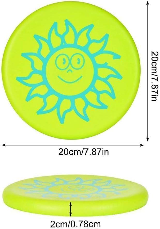 Buy Eqlef Soft Flying Disk for Kids - Green Sports Toy for Outdoor Fun ...