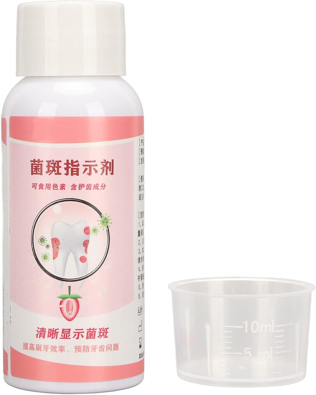 Plaque Disclosing Agent 60ml - Oral Tartar Test for Kids & Adults ...