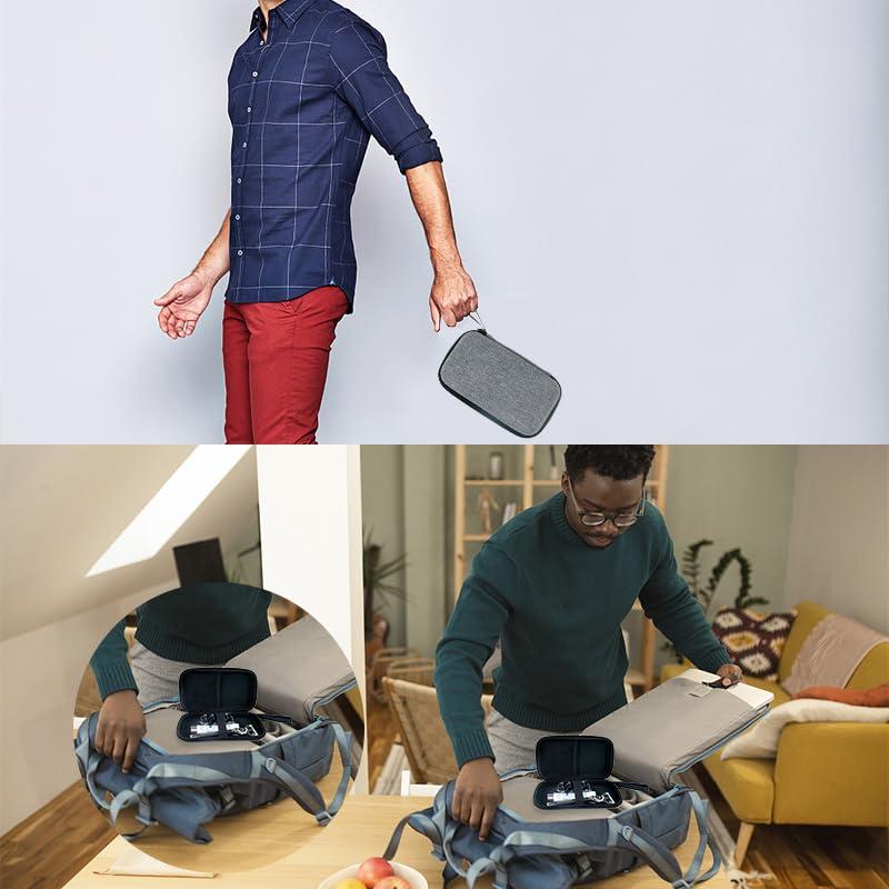 3-in-1 Hard Carrier Bag for Gillette Razors | Portable Travel Case for ...