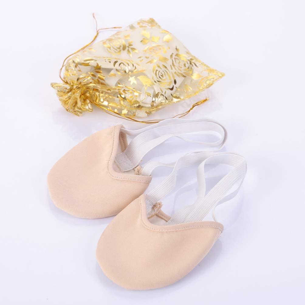 ARTIBETTER Girl Ballet Shoe Half Toe Sock - Size M (Skin Color) | Buy ...