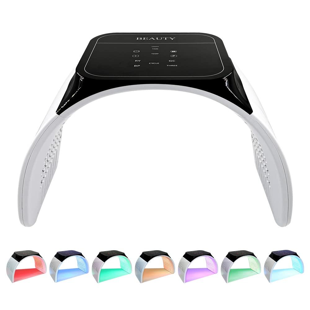 FARRENCE LED Face Mask Light 7-in-1 Color SPA Facial Equipment for Skin ...