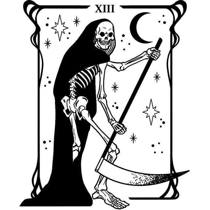 Inkbox Semi-Permanent Tattoo - La Mort Design - Water-Resistant Temp ...
