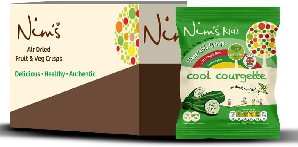 Nim's Air Dried Kids Courgette Box Set (15 X 12g Packs) - Crisps ...
