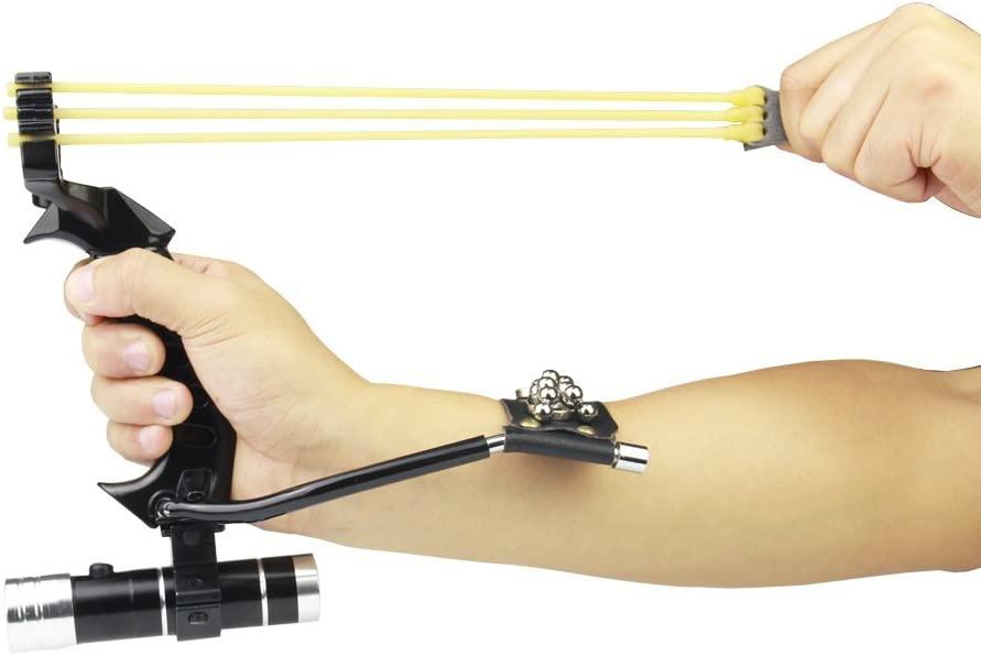 COOY Professional Hunting Slingshot - Heavy Duty Wrist Rocket with High ...