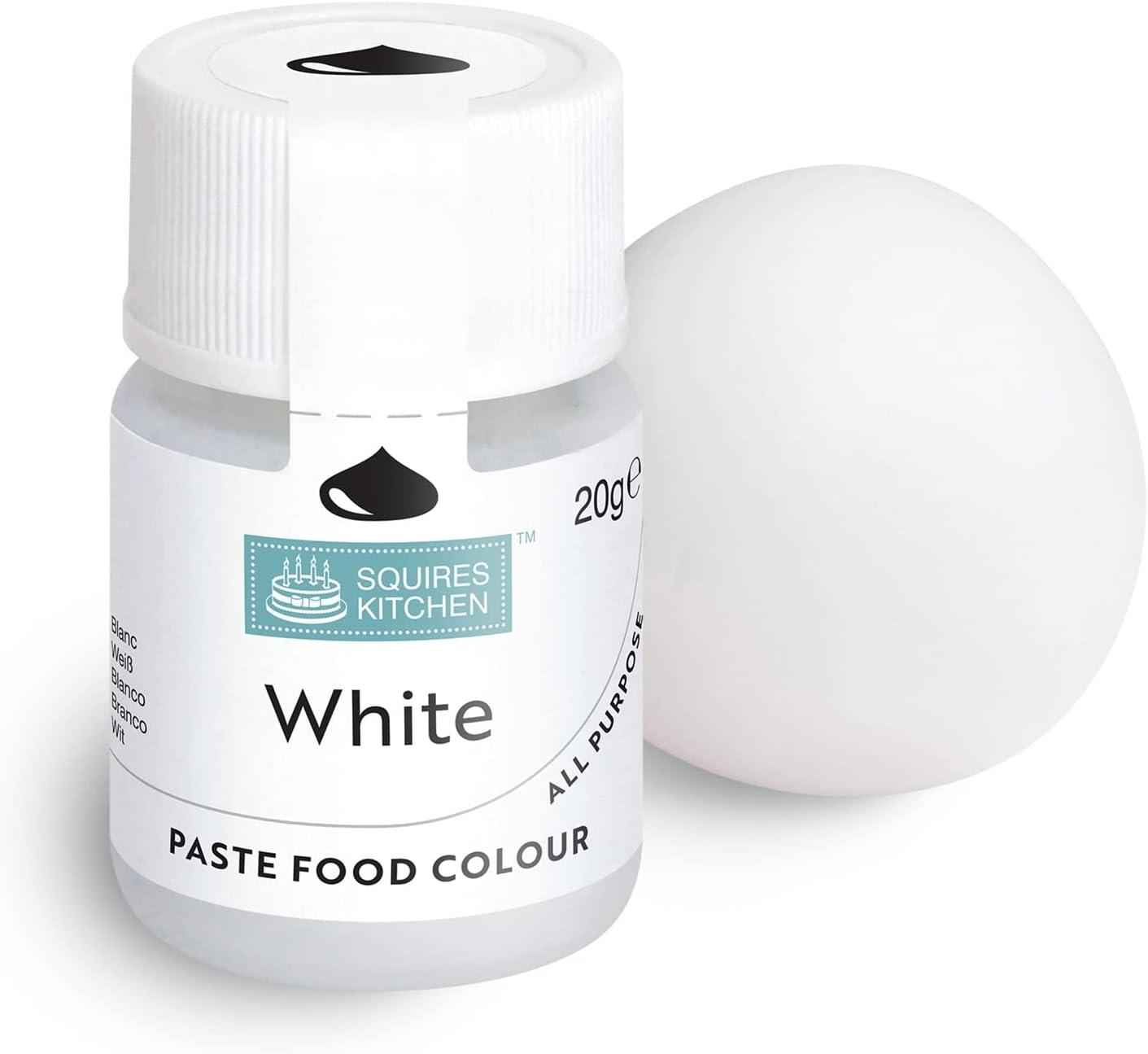 Squires Kitchen White Food Colouring Paste - 20g | Concentrated Colour ...