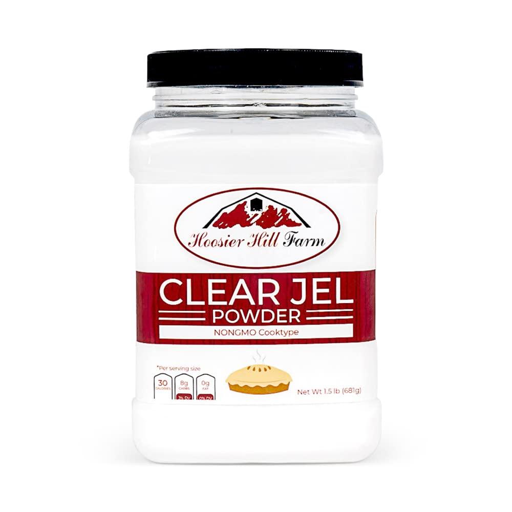 Hoosier Hill Farm Clear Jel 1.5 lbs - Premium Quality Thickening Agent ...