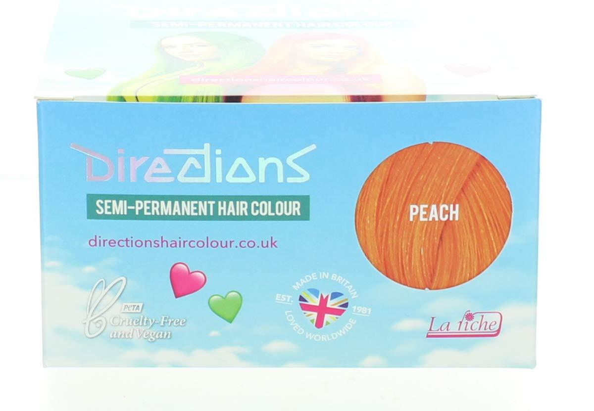 La Riche Directions Semi-Permanent Hair Colour Tint - Peach | 4-Pack ...