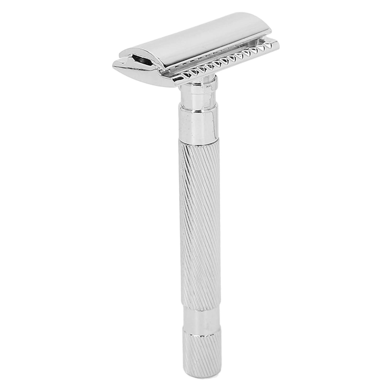 NSXAYIWE Dual Purple Manual Razor for Men - Double-Blade Old-Fashioned ...