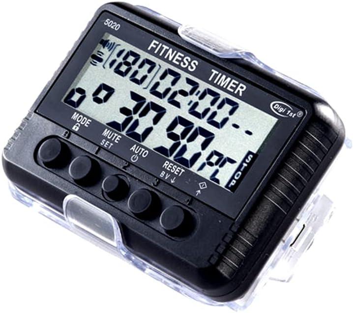 Digi 1st T-5020 Fitness Interval Timer with Pacer | Multi-Functional ...