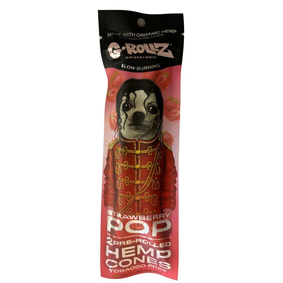 G-Rollz Strawberry Pop Flavoured Hemp Cones | Buy Now with Express ...