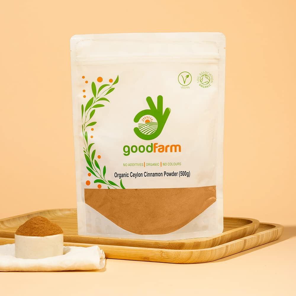 GoodFarm Organic Ceylon Cinnamon Powder 500g - Premium Quality ...