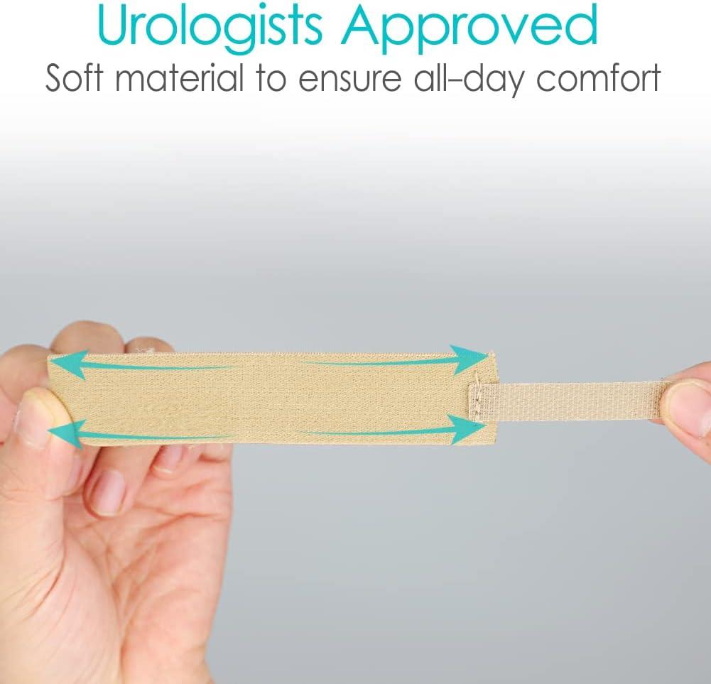 DiaBelt 10 Pcs Male External Catheter Strap - Adjustable Urinary ...