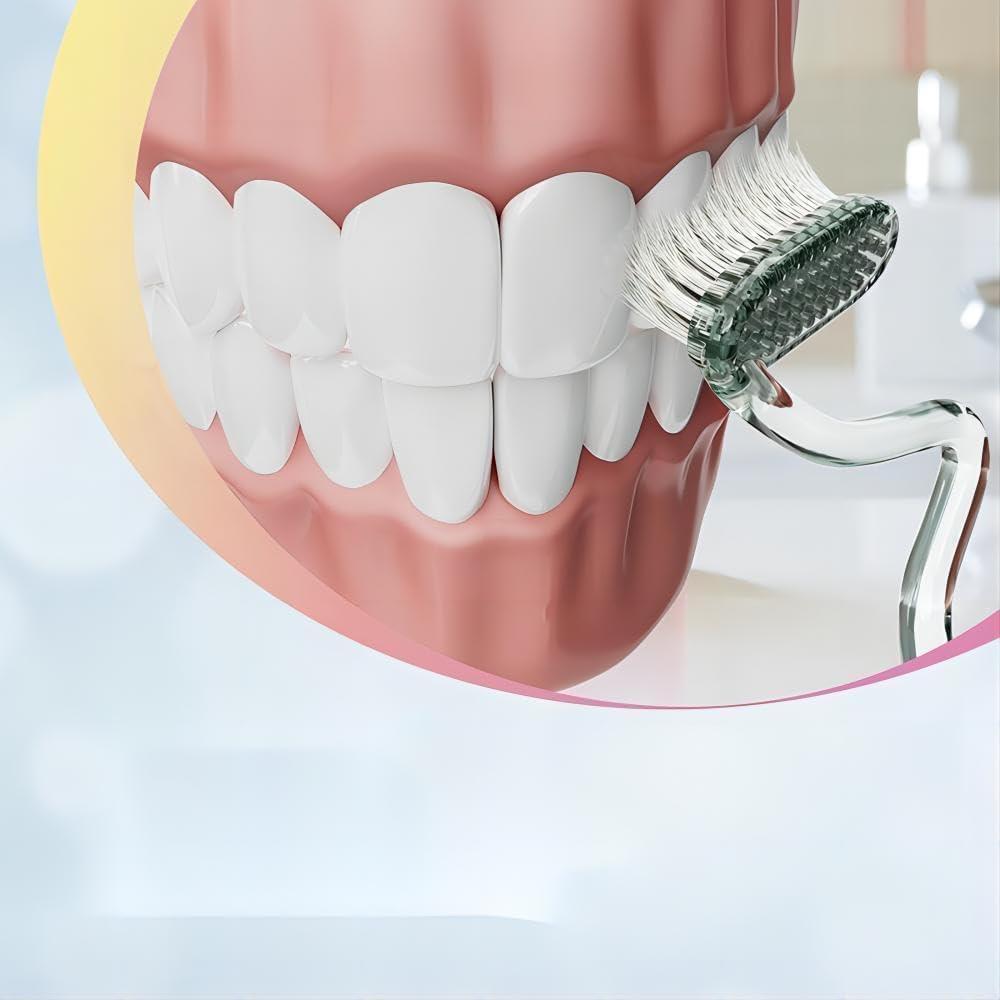 Hikaka S-Shaped Vertical Toothbrush for Adults - Interdental Brush with ...